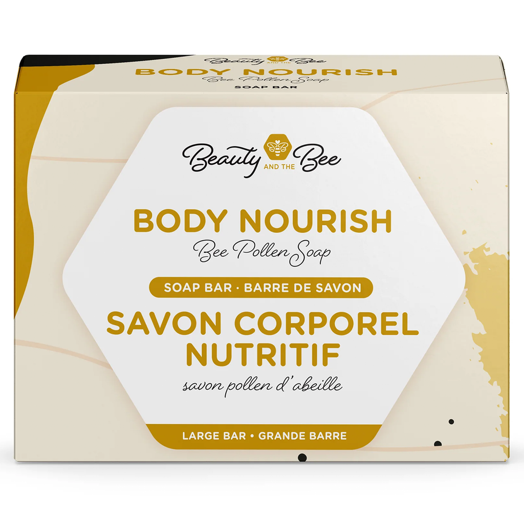 Beauty and the Bee Soap Bar Body Nourish Bee Pollen Soap 130g – Likecanada