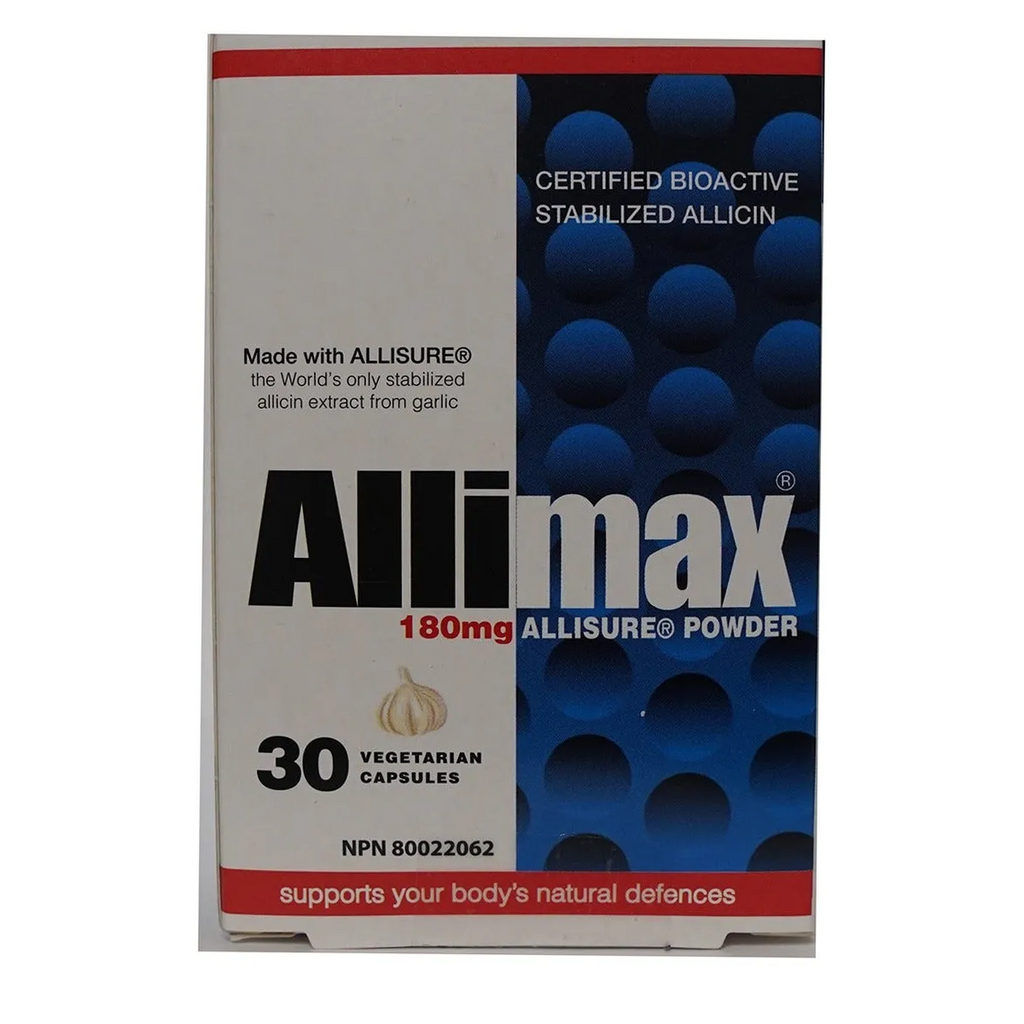 Allimax Allisure Powder 180mg 30 Veggie Caps – Likecanada