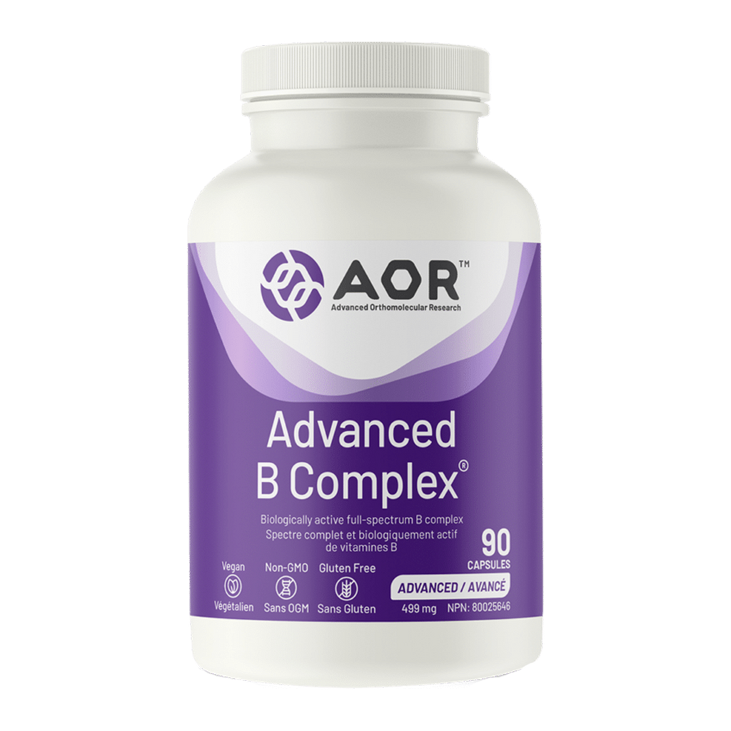 AOR Advanced B Complex 499mg 90 Capsules – Likecanada