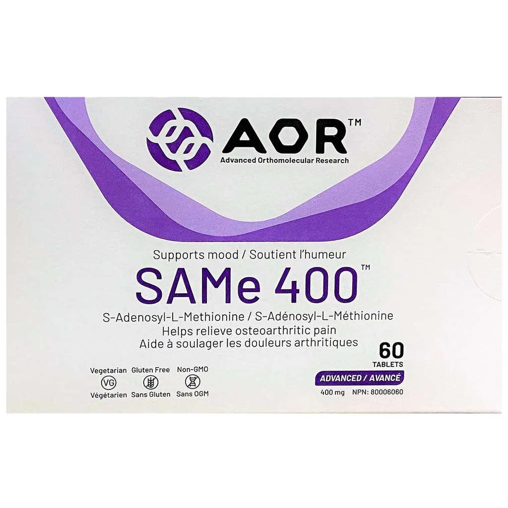 AOR SAMe 400 400mg 60 Tablets – Likecanada