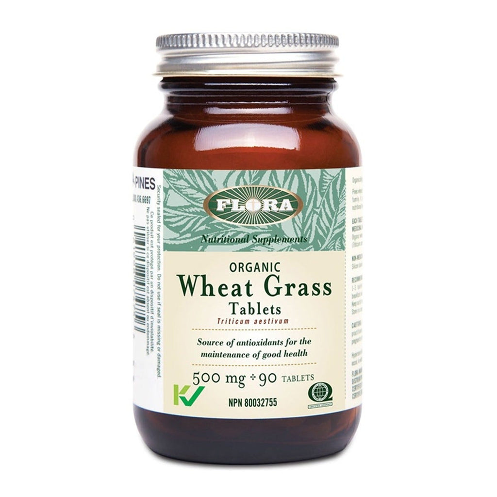 Flora Organic Wheat Grass 90 Tablets – Likecanada