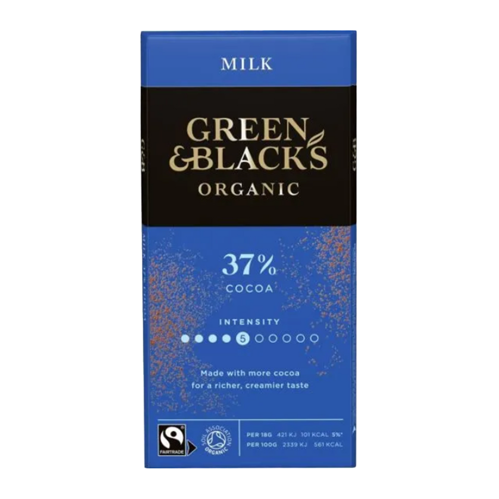 Green & Black's Organic Milk Chocolate 37% 90g – Likecanada