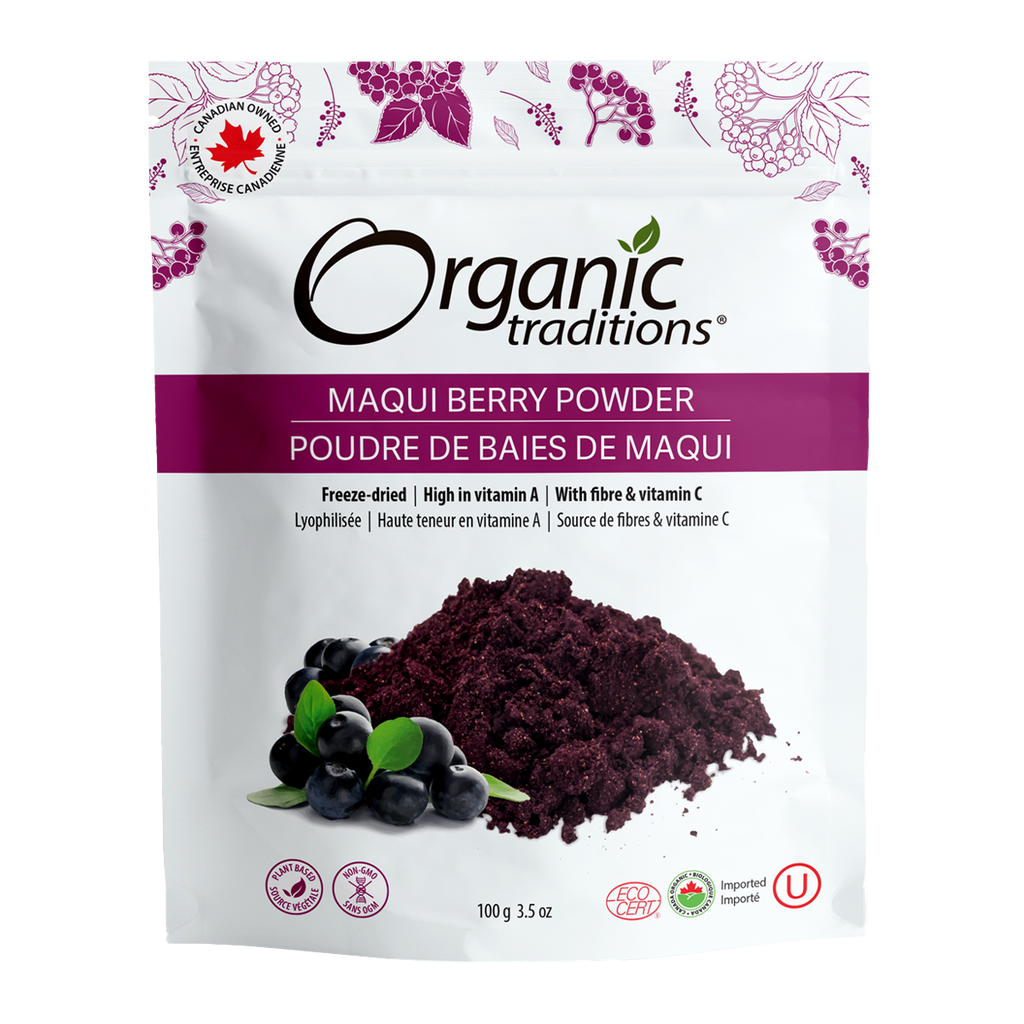 Organic Traditions Freeze Dried Maqui Berry Powder 100g – Likecanada