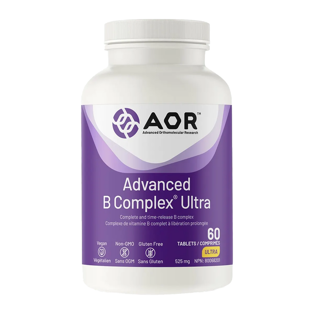 AOR Advanced B Complex Ultra 525mg 60 Time-Release Tablets – Likecanada