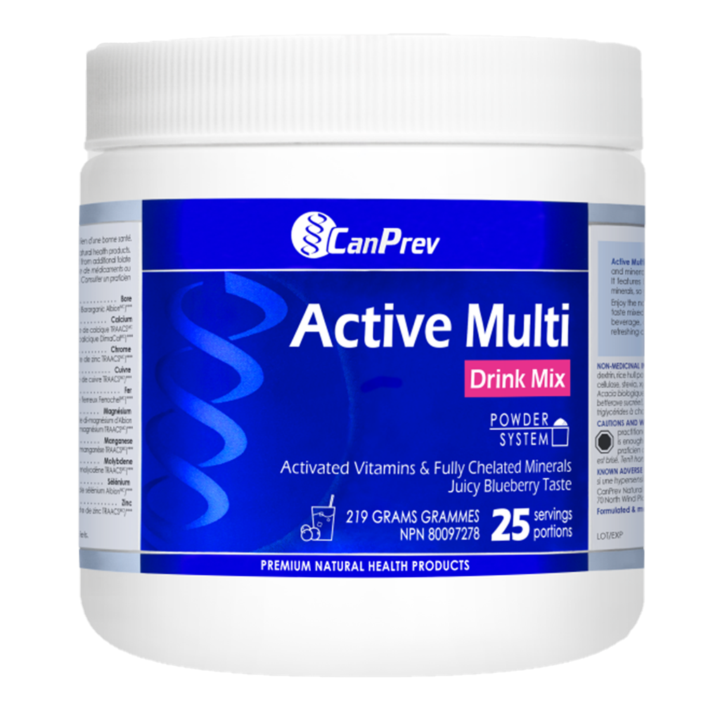 CanPrev Active Multi Drink Mix Juicy Blueberry 219g – Likecanada