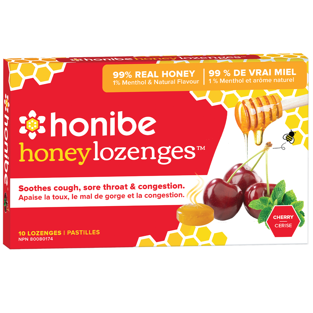 Honibe Honey Lozenges Cherry 10 Lozenges – Likecanada