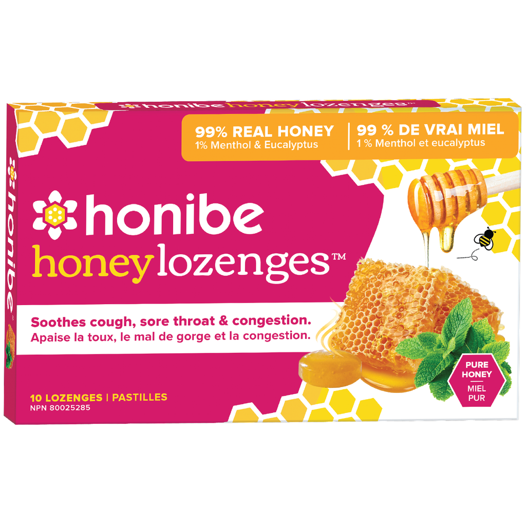 Honibe Honey Lozenges Pure Honey 10 Lozenges – Likecanada