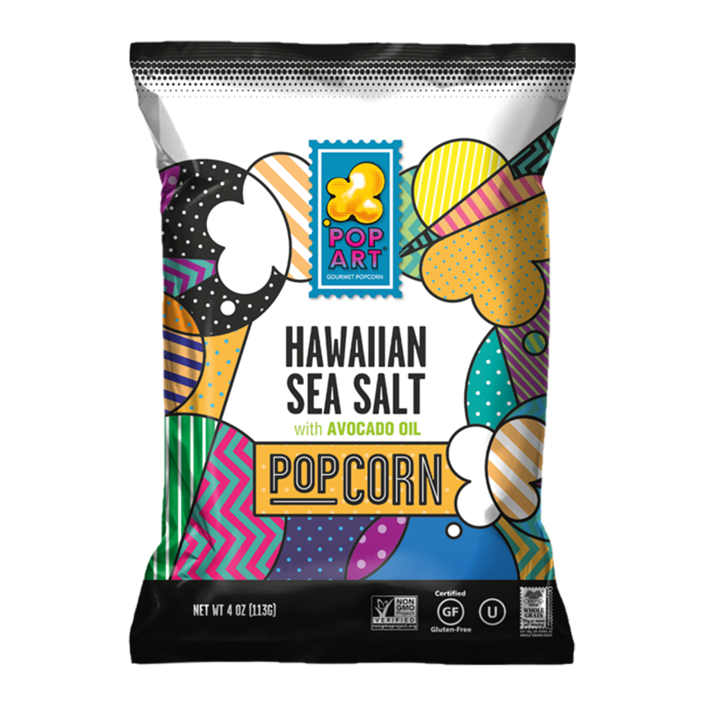 Pop Art Popcorn with Avocado Oil Hawaiian Sea Salt 113g – Likecanada