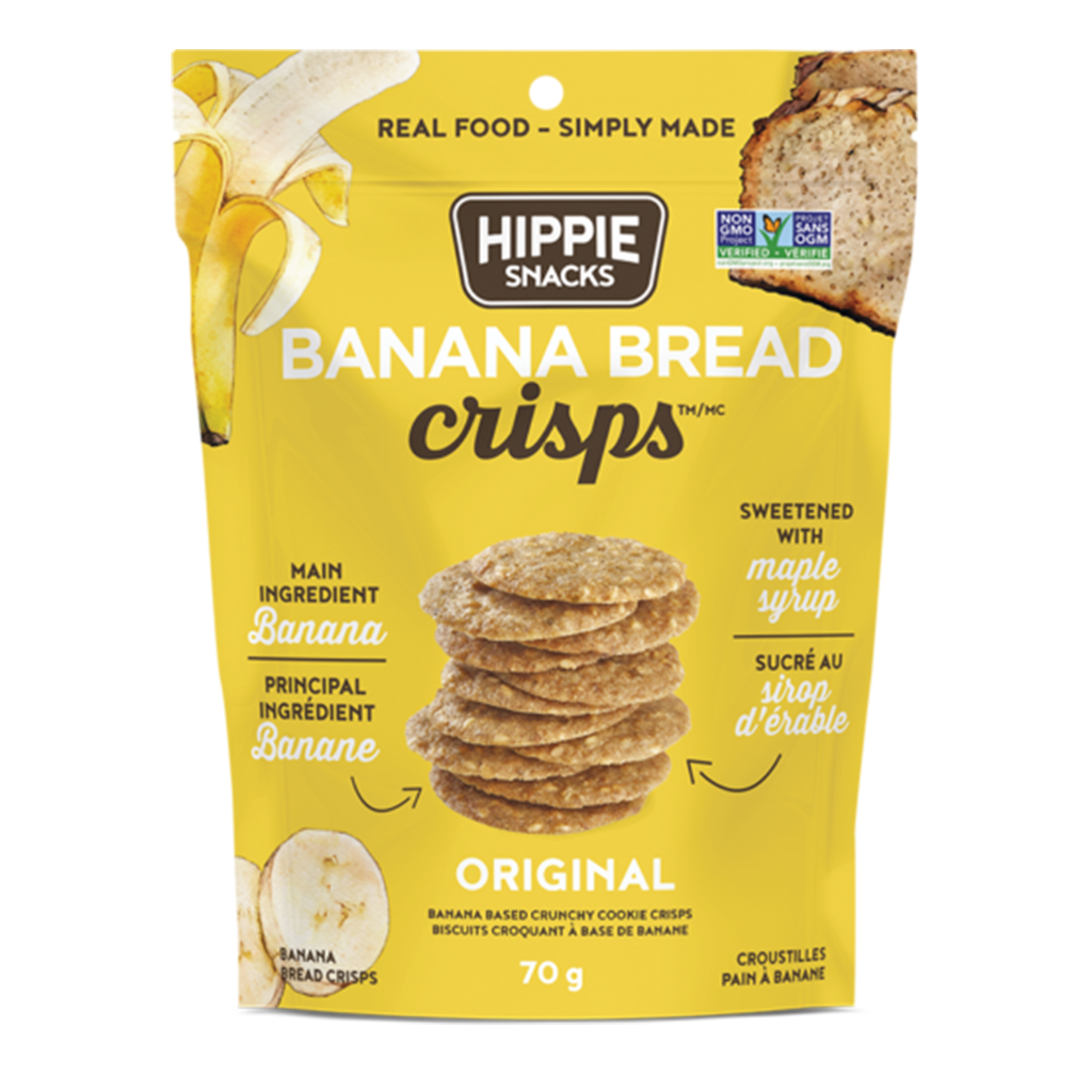 Hippie Snacks Banana Bread Crisps Original 70g – Likecanada