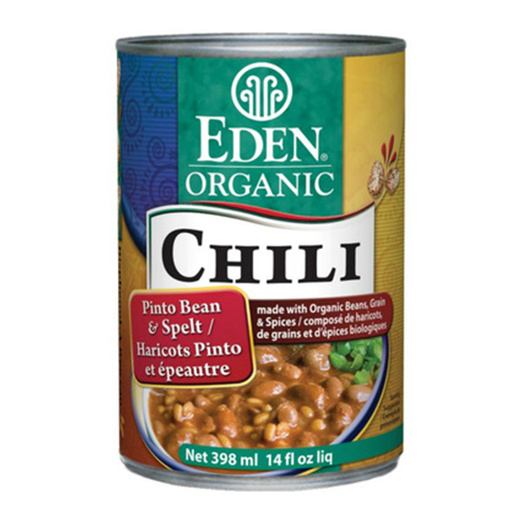 Eden Foods Organic Chili Pinto Beans & Spelt 398mL – Likecanada