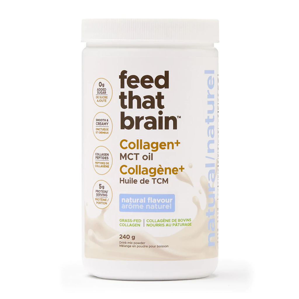 feed that brain Collagen + MCT Oil Natural 240g – Likecanada