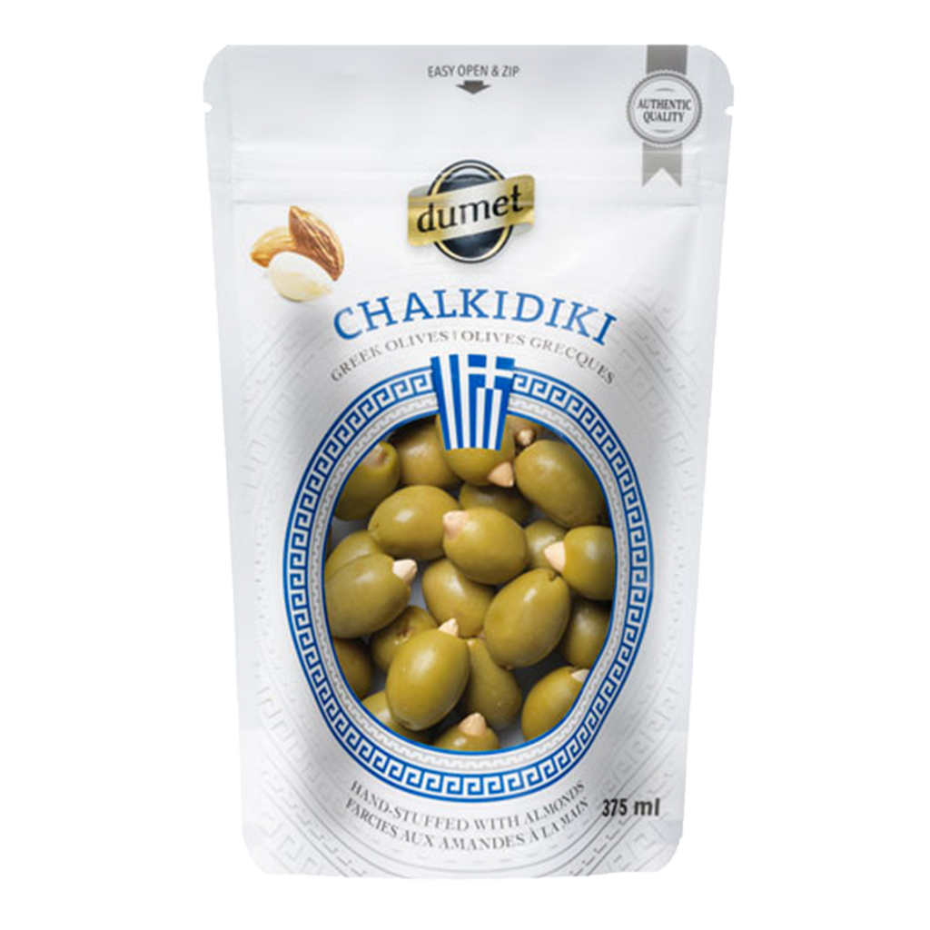 Dumet Greek Olives Chalkidiki Almonds 375mL – Likecanada