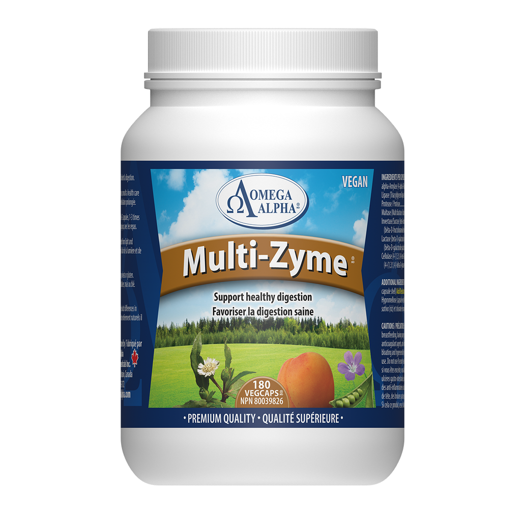 Omega Alpha Multi-Zyme 180 Veggie Caps – Likecanada