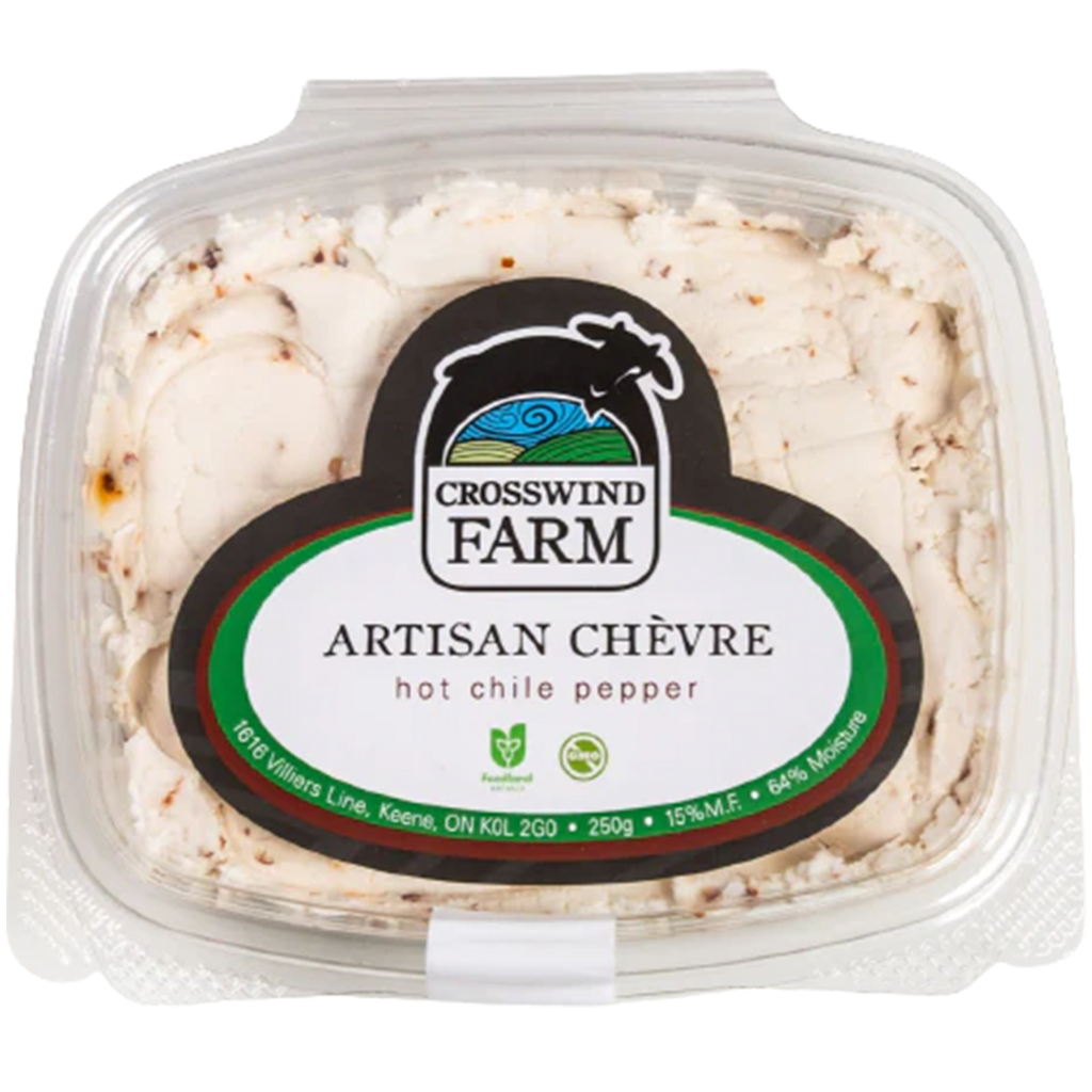 Crosswind Farm Artisan Chevre Hot Chili Pepper 250g – Likecanada